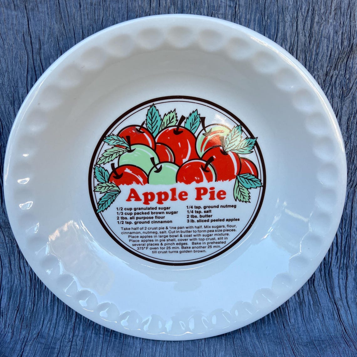 Sunnycraft Sunny's Pride Sunstone Collection 11" Ceramic Recipe Pie ...