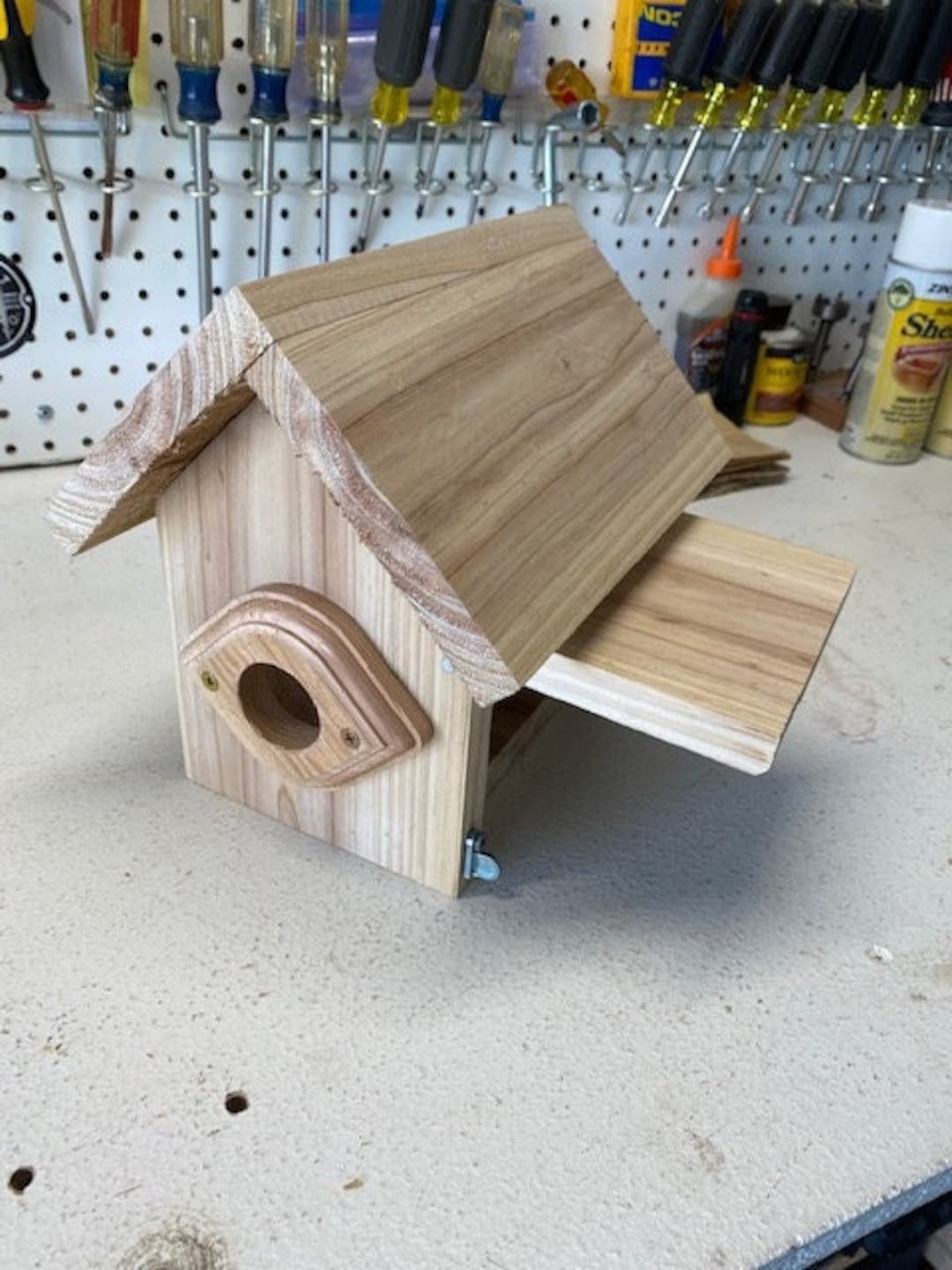 Bird House in Cedar / Bluebird House / Robin Bird House / - Etsy