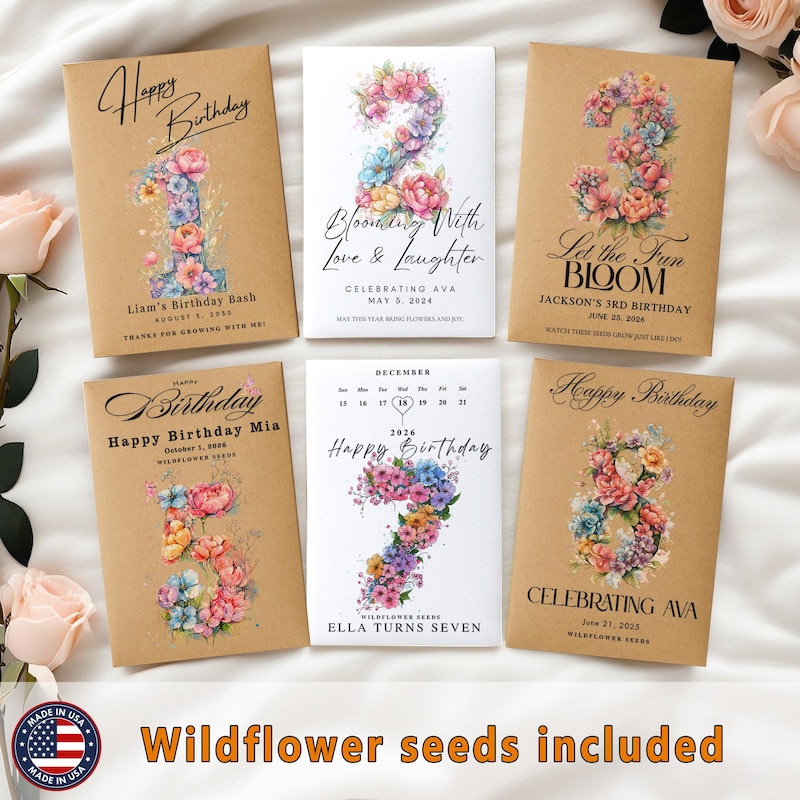 Seed Birthday Cards - Etsy