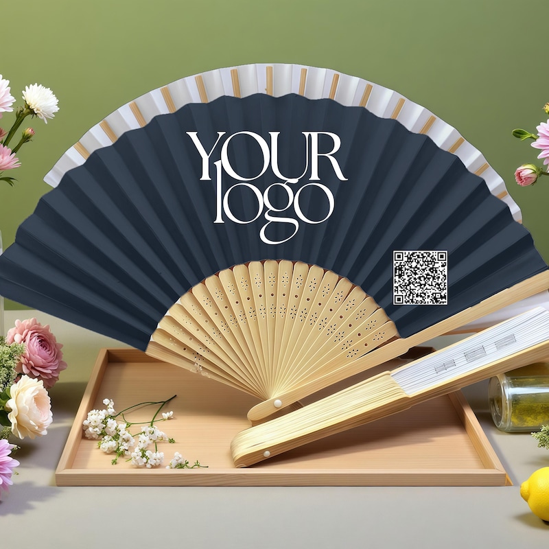 Custom Bamboo Fan Gift - 60+ Gift Ideas for 2025
