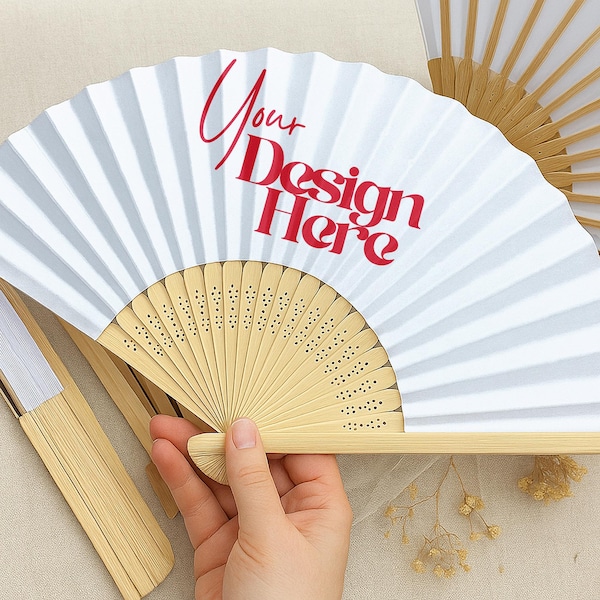 Hand Held Paper Fans - Etsy UK