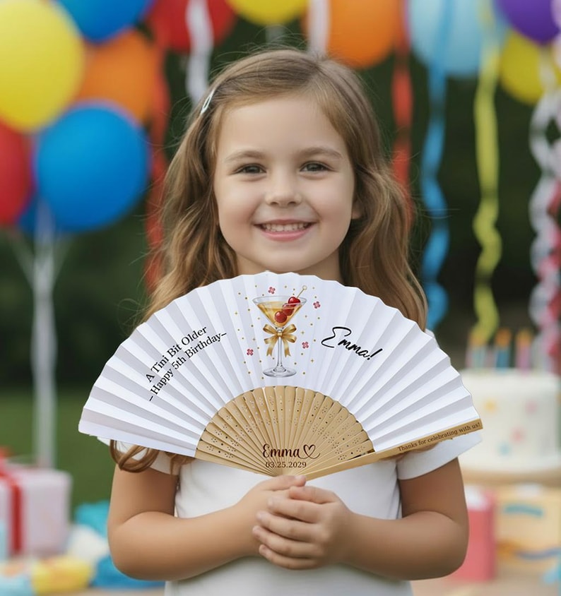 Custom Sandalwood Folding Hand Fan – Birthday Keepsake - Etsy