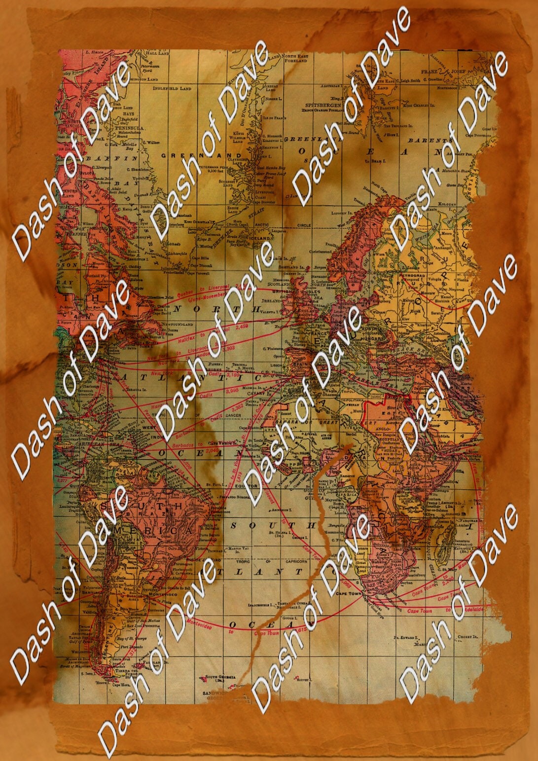 Delineation maps Digikit Digital Papers Junk Journal - Etsy