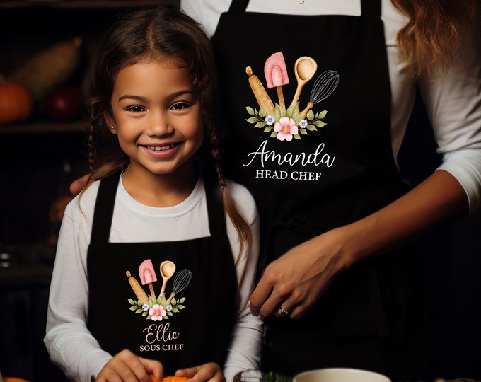 Mama & Mini Matching Apron Set - Etsy