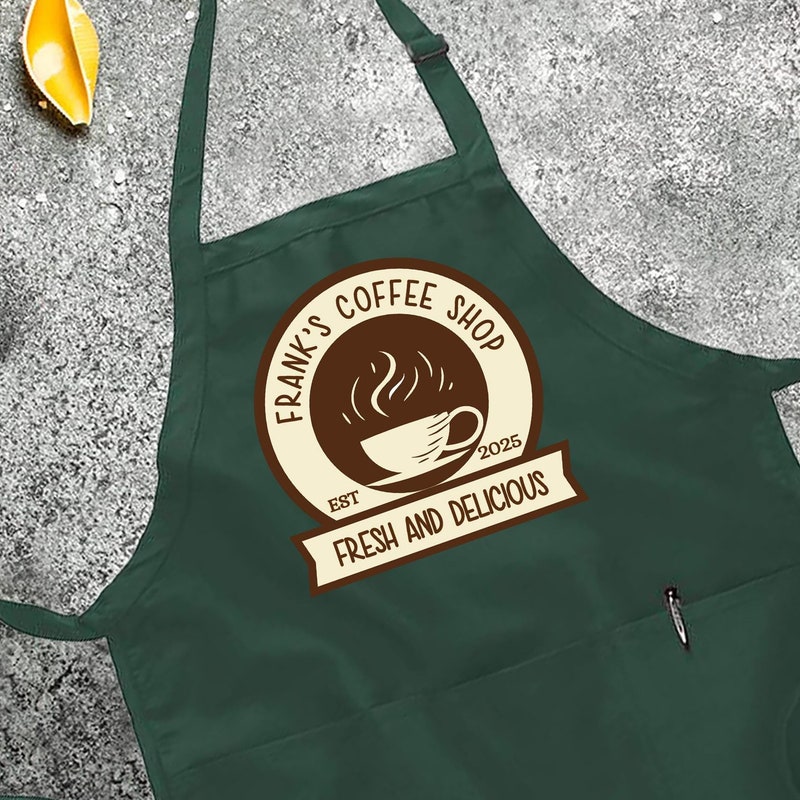 Espresso Custom Apron - Etsy