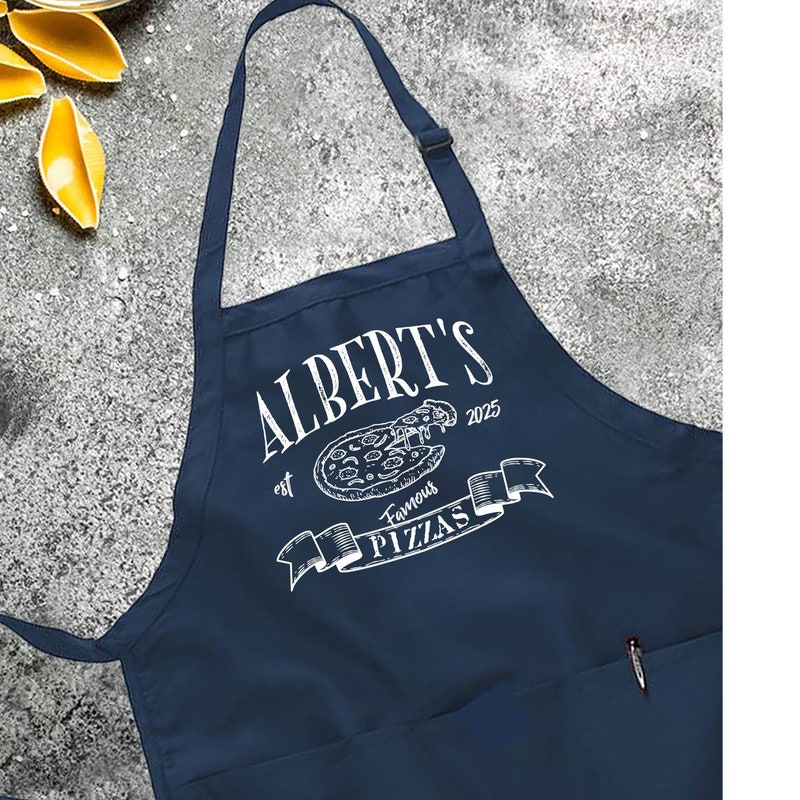 Pizza Apron Chef Man - Etsy