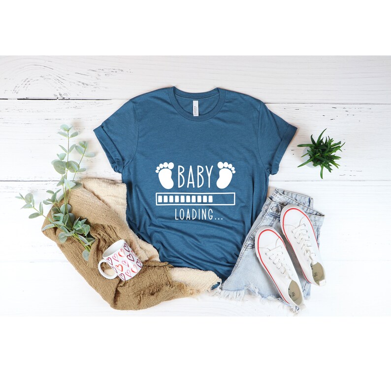 Baby Loading Shirt Pregnancy Announcement T-shirt Funny - Etsy