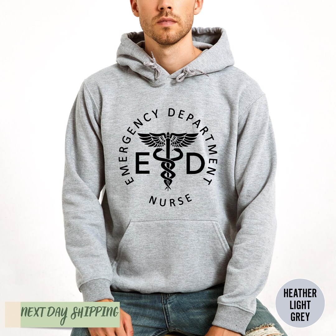 Emergency Department Hoodie, Emergency Room Tech Gift, Emergency Nurse ...