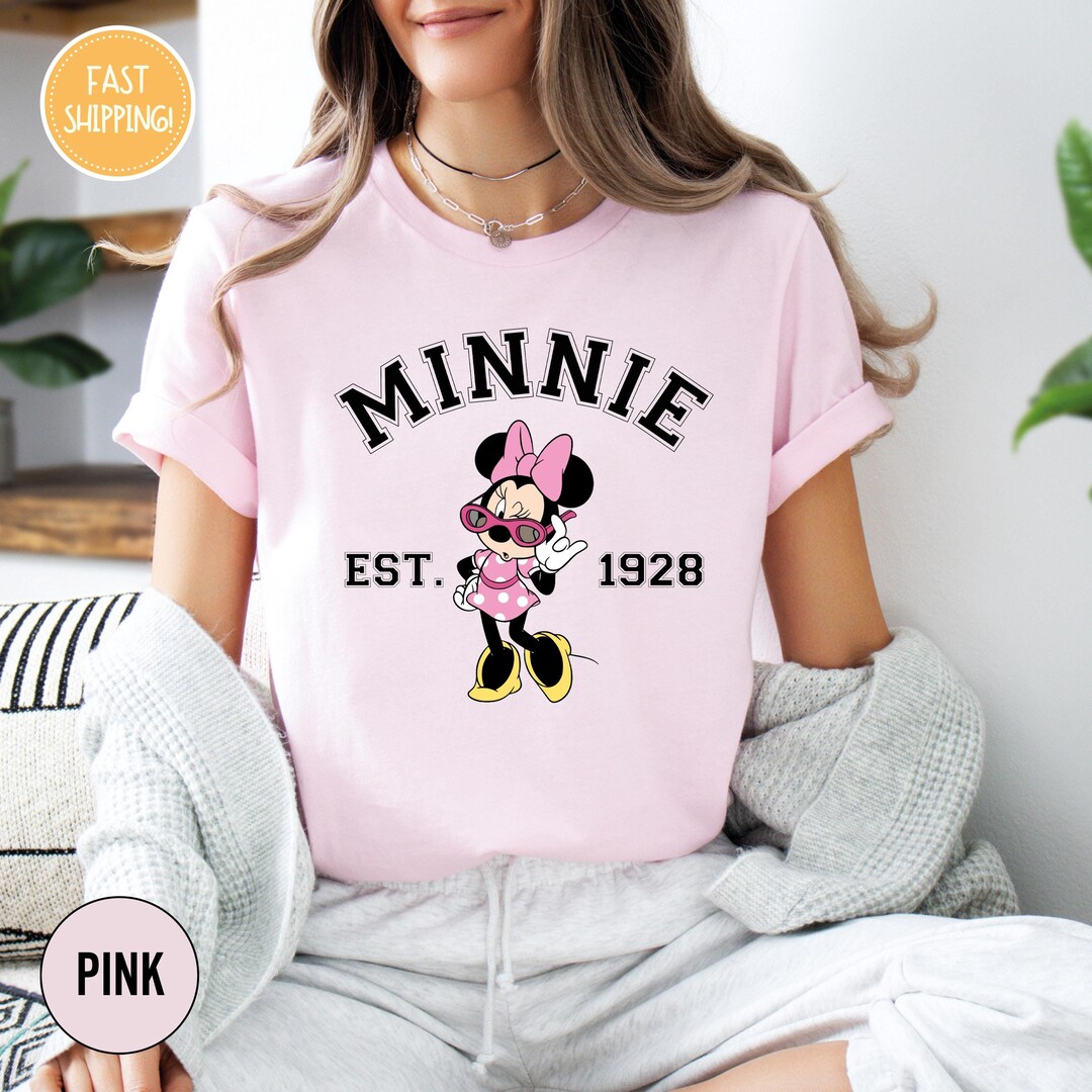 Minnie Est 1928 Shirt, Minnie Mouse Shirt,disney Shirt, Disney Fan Gift ...