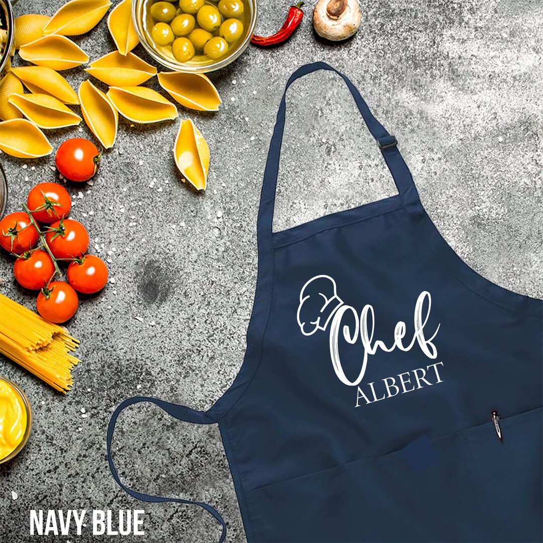 Customized Apron, Chef Printed Apron, Printed Kitchen Apron for Women ...