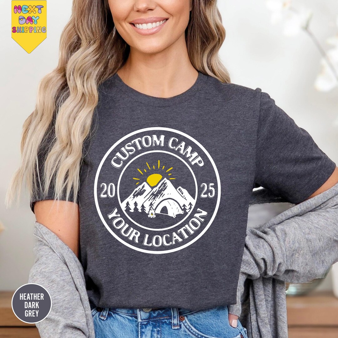 Custom Camp Shirt, Camp Life Shirt, Camping Friend Gift, Summer Camp ...