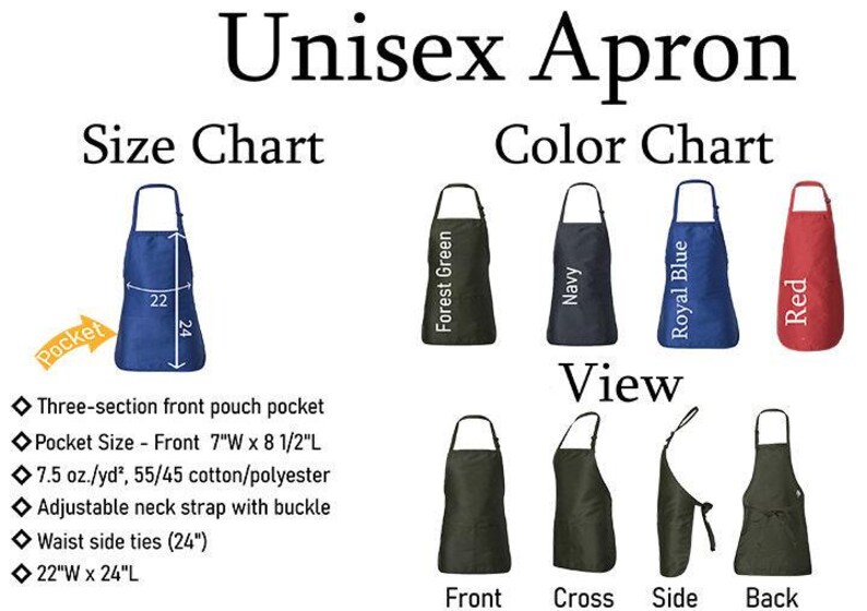 Custom Michelin Star Apron, Printed Kitchen Apron for Women & Men, Home ...