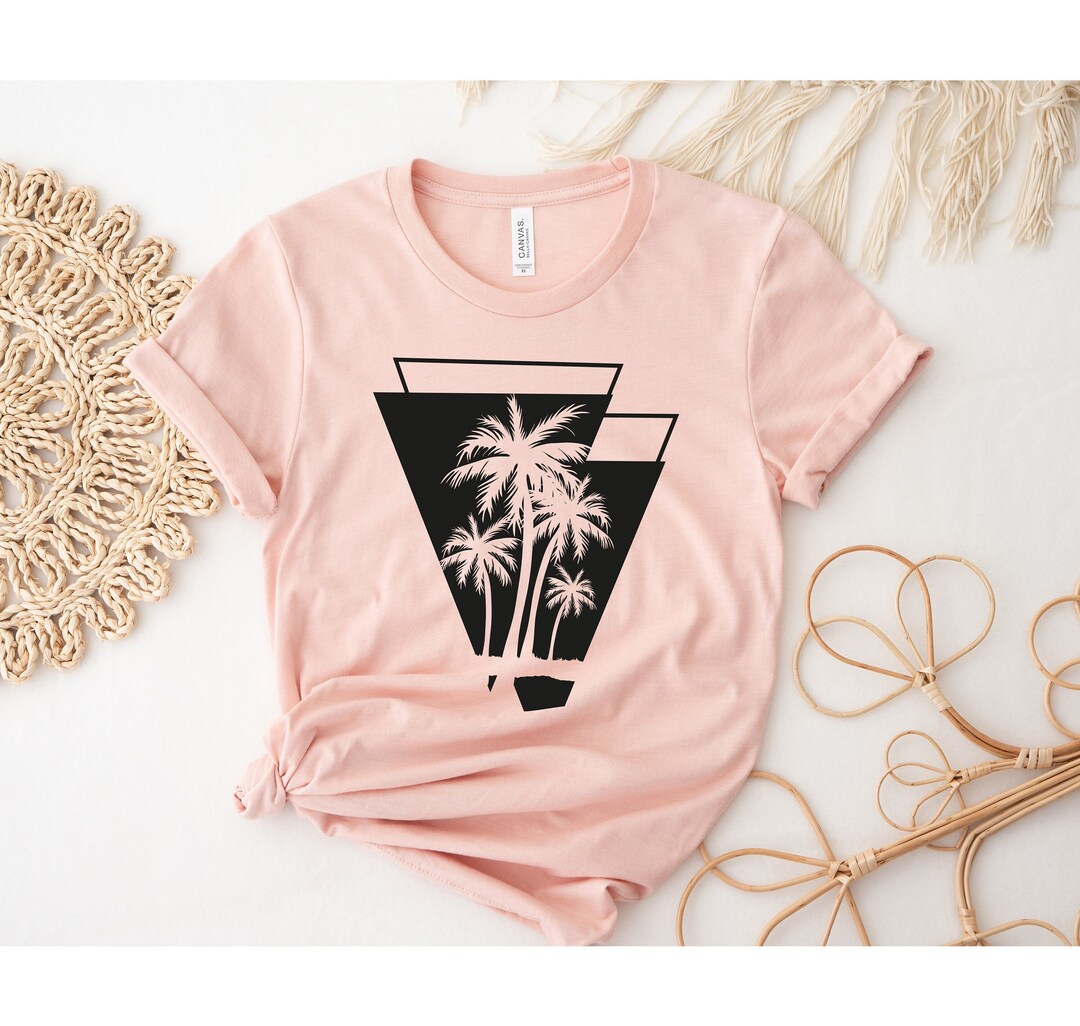 Palm Tree Tshirt, Tropical Shirts, Beach Shirts, Vacation Shirt, Nature ...
