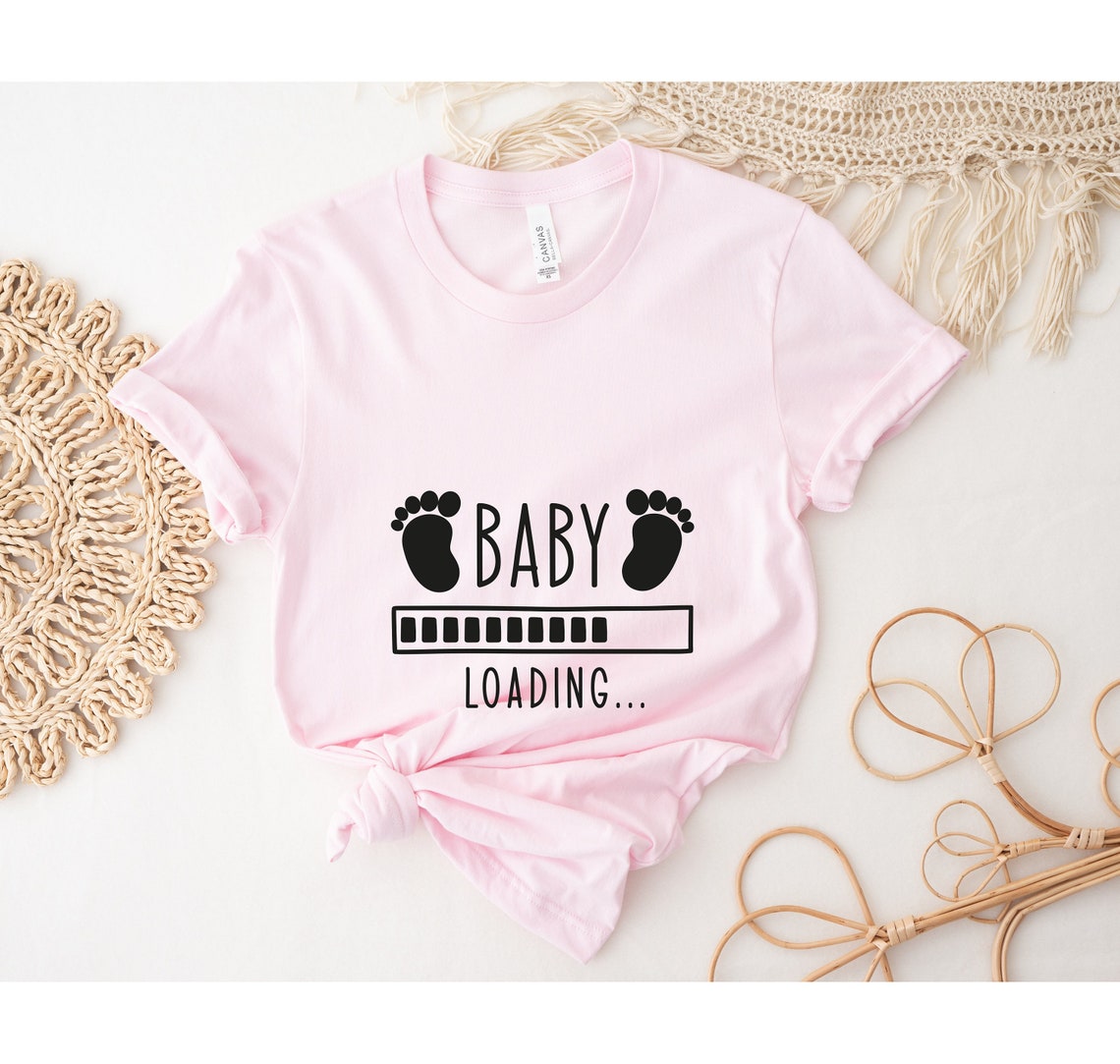Baby Loading Shirt Pregnancy Announcement T-shirt Funny - Etsy