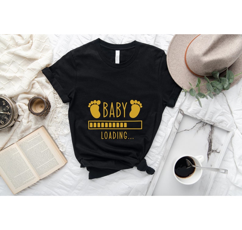 Baby Loading Shirt Pregnancy Announcement T-shirt Funny - Etsy