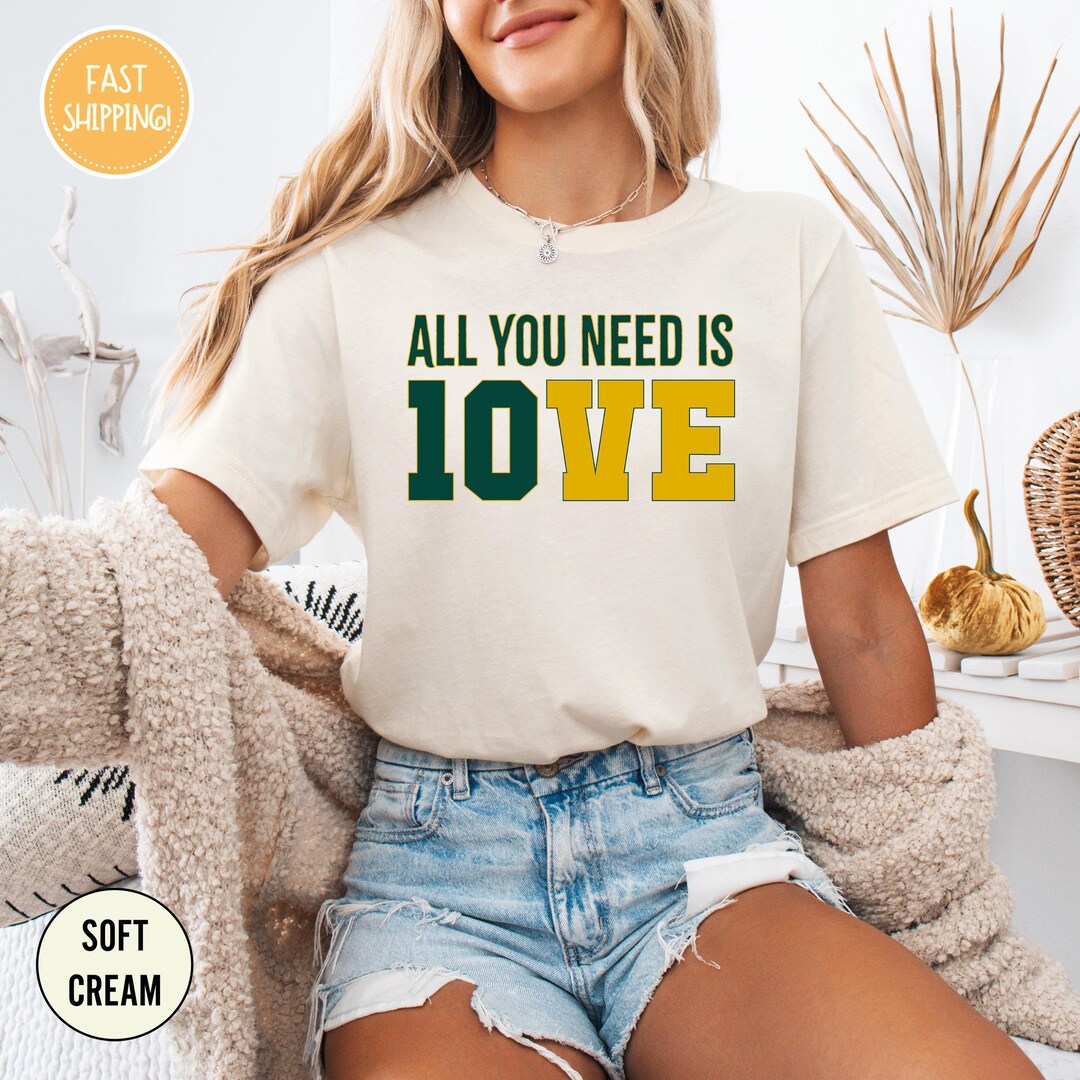 All You Need is Love Packers Shirt, Unisex Shirt-gift for Her, All You ...