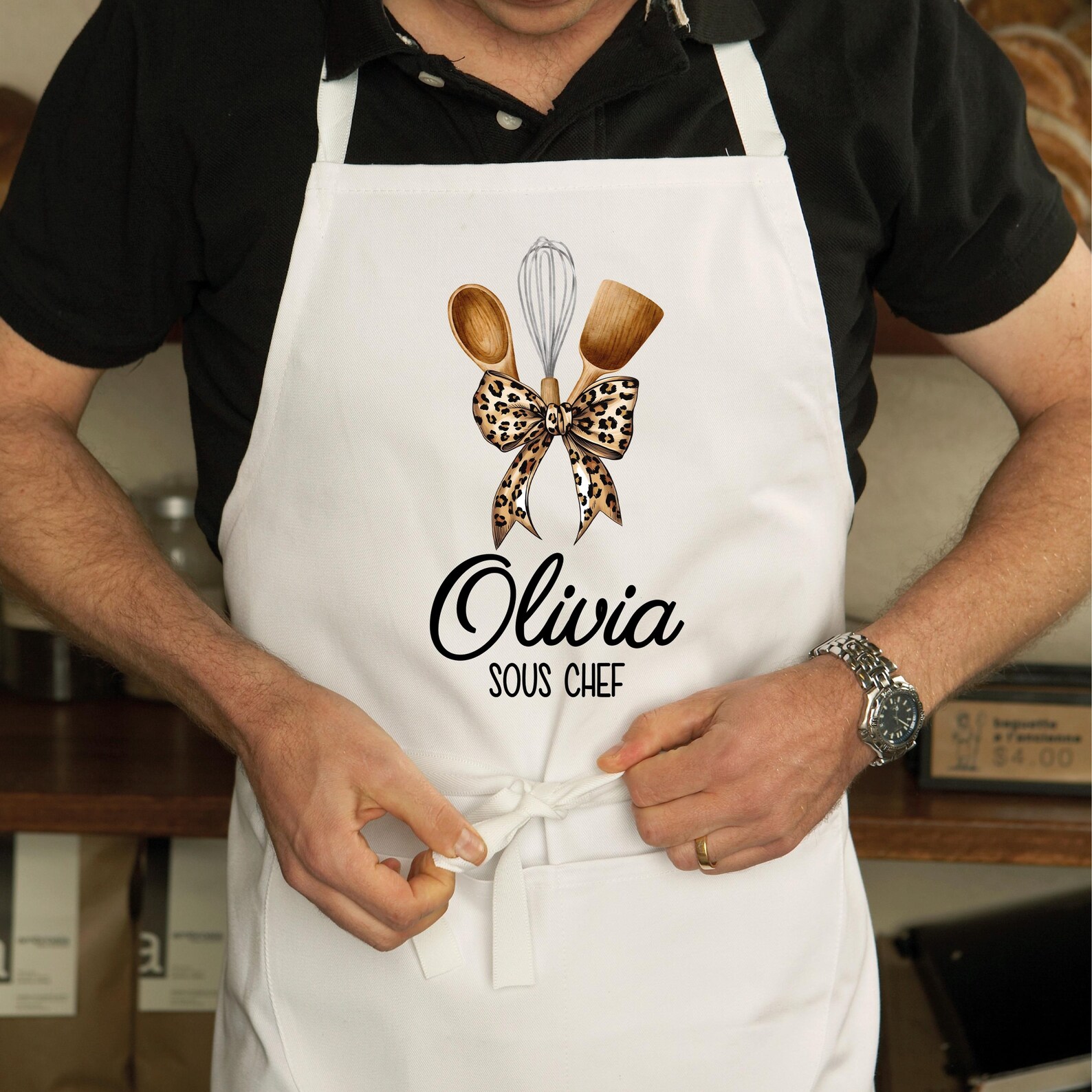 Customized Apron, Baking Apron, Baker Gift, Personalized Gift, Cute ...