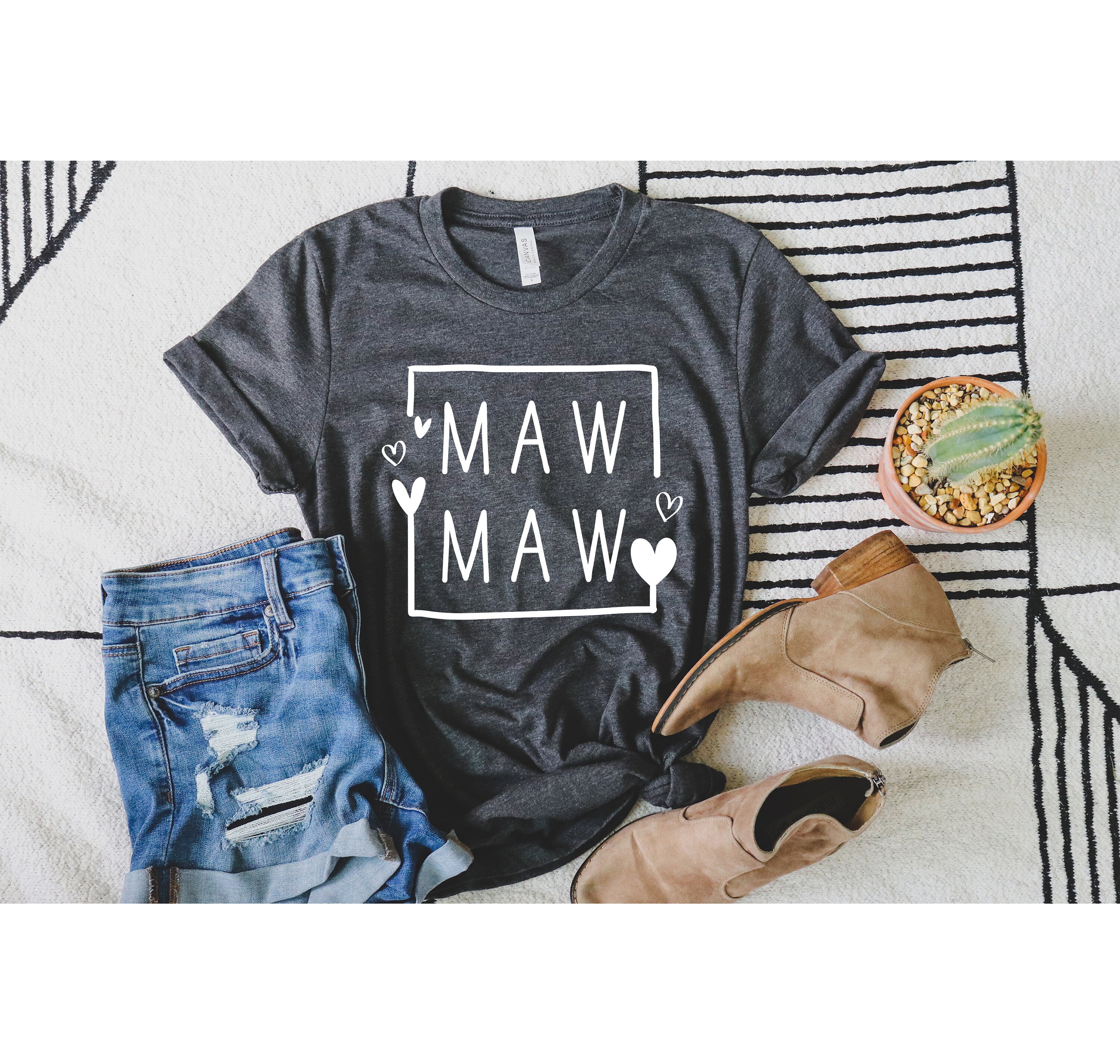 Maw Maw Shirt Mothers Day Gift Maw Maw Gift for Grandma - Etsy