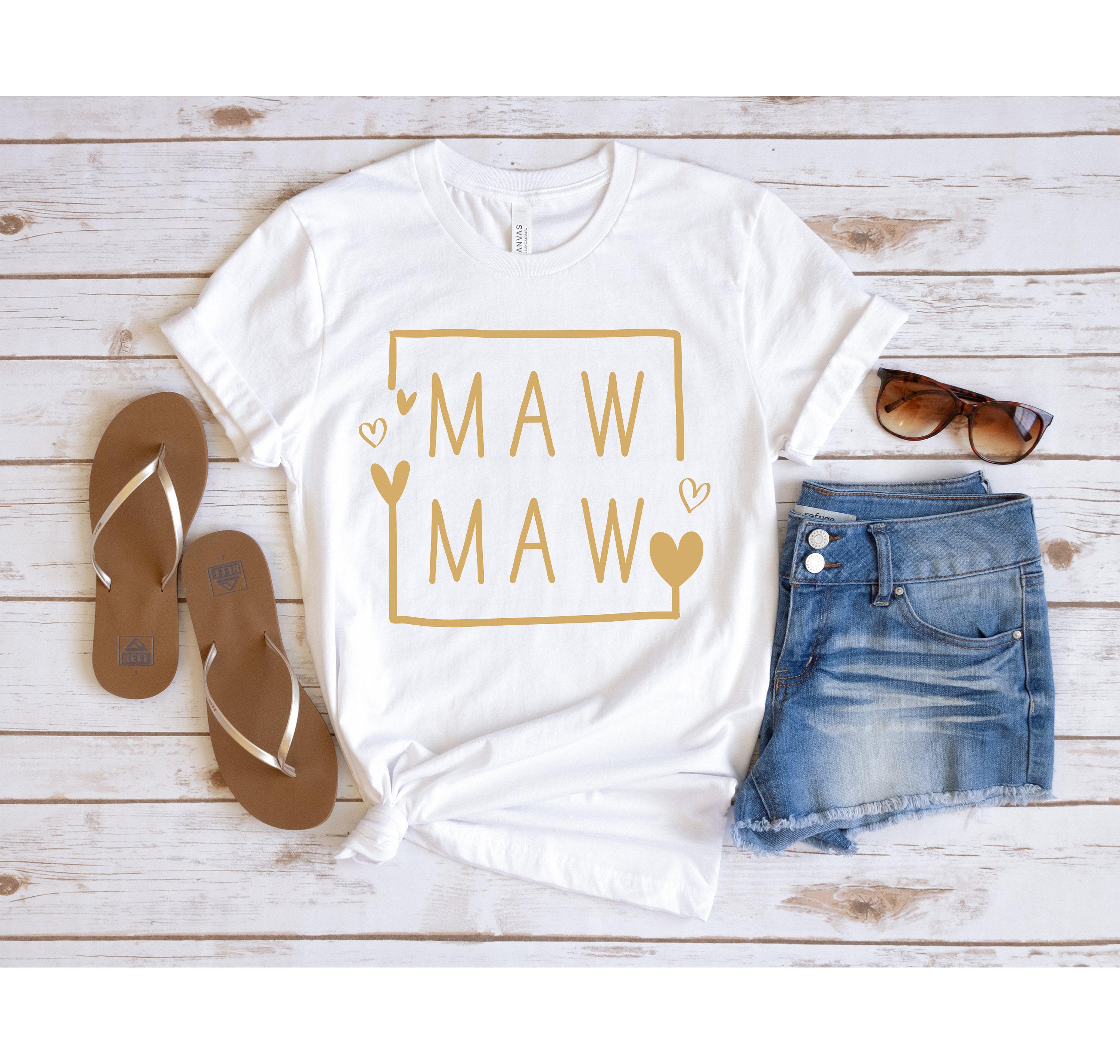 Maw Maw Shirt Mothers Day Gift Maw Maw Gift for Grandma - Etsy