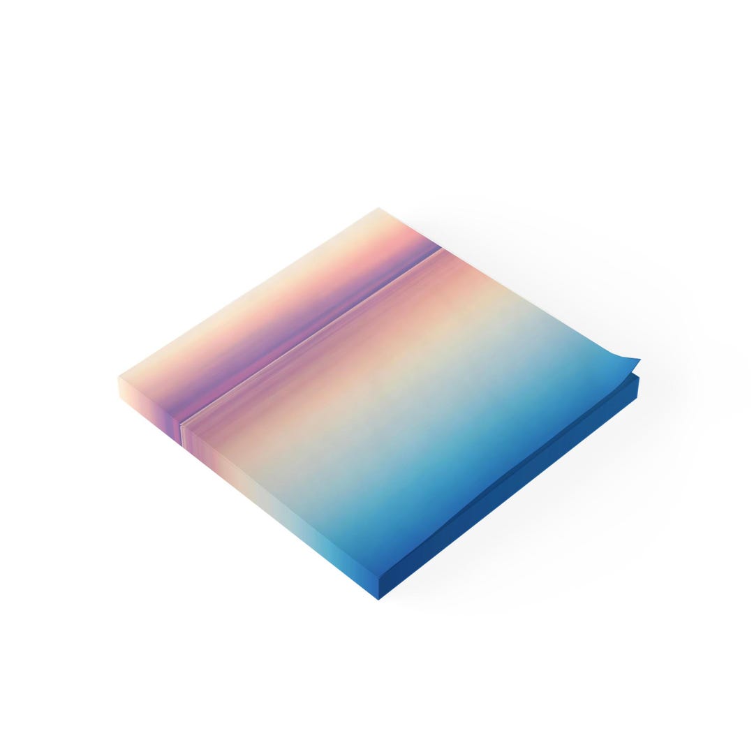 Sleek Gradient Note Pads - Aesthetic Sticky Notes for Home, Office ...