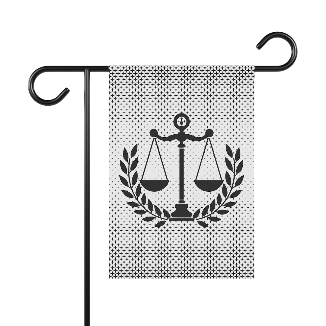 Scales of Justice Flag, Legal Banner, Attorney Law Judge Outdoor Decor ...