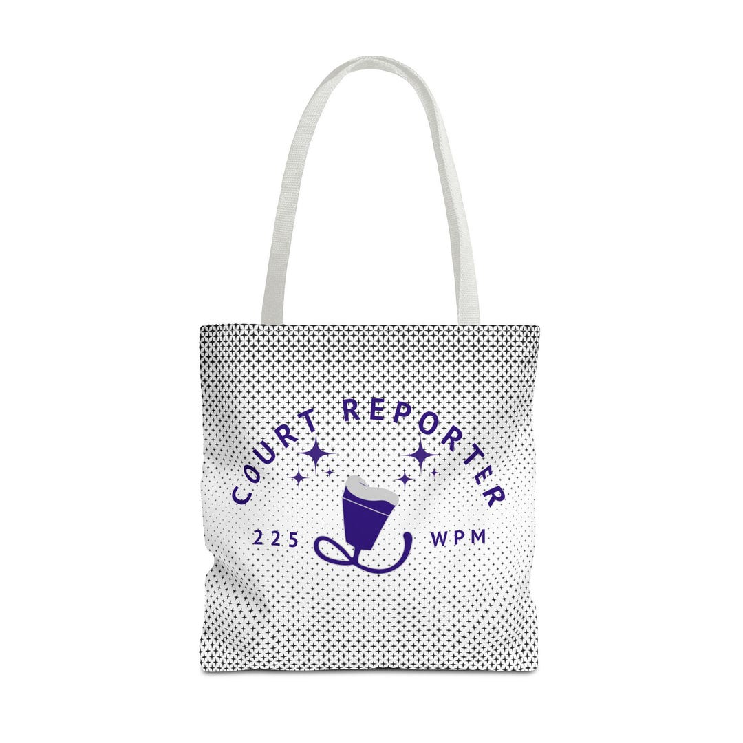 Voice Reporter Tote Bag, Perfect for Court Reporters, Voice Writer ...