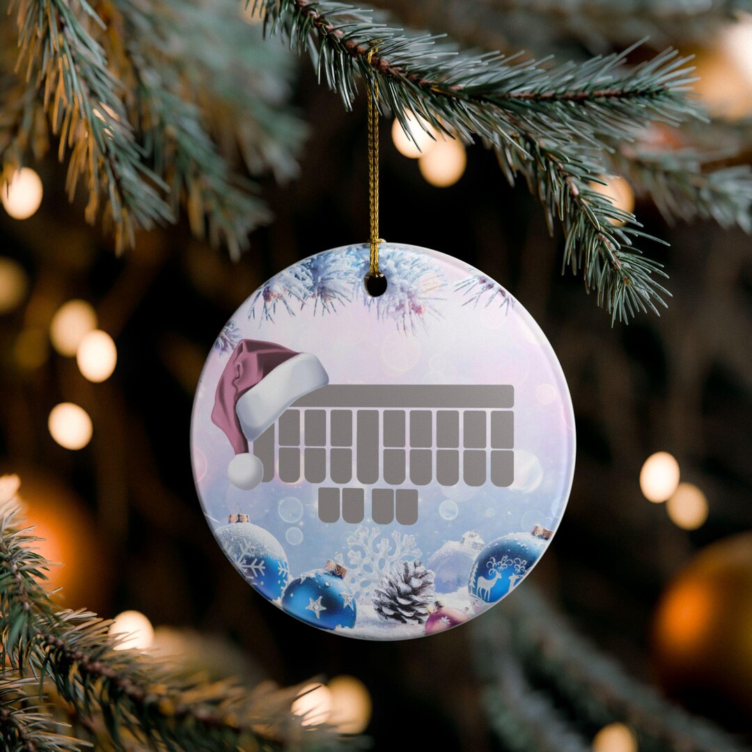 Ceramic Ornament Steno Keyboard Santa, Court Reporter Christmas Gift ...