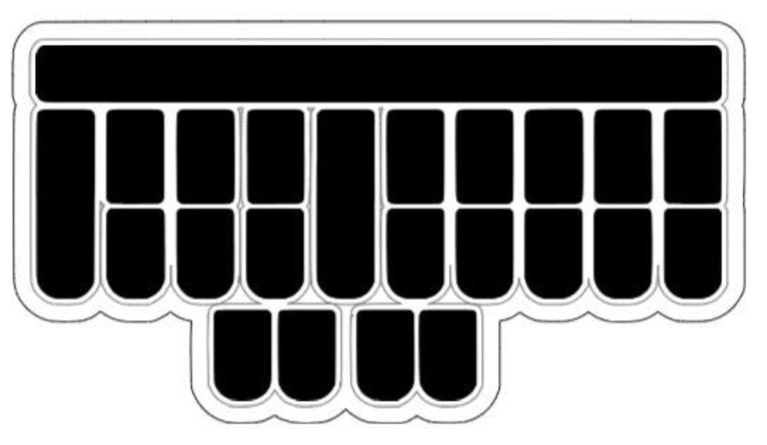 Steno Keyboard Sticker Decal, Stenography Keyboard Sticker, Steno ...