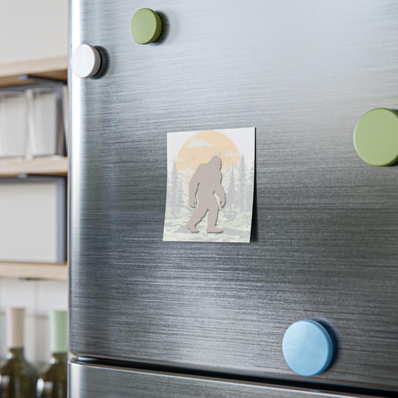 Bigfoot Silhouette Post-it Notes, Big Foot Novelty Gift, Sasquatch ...