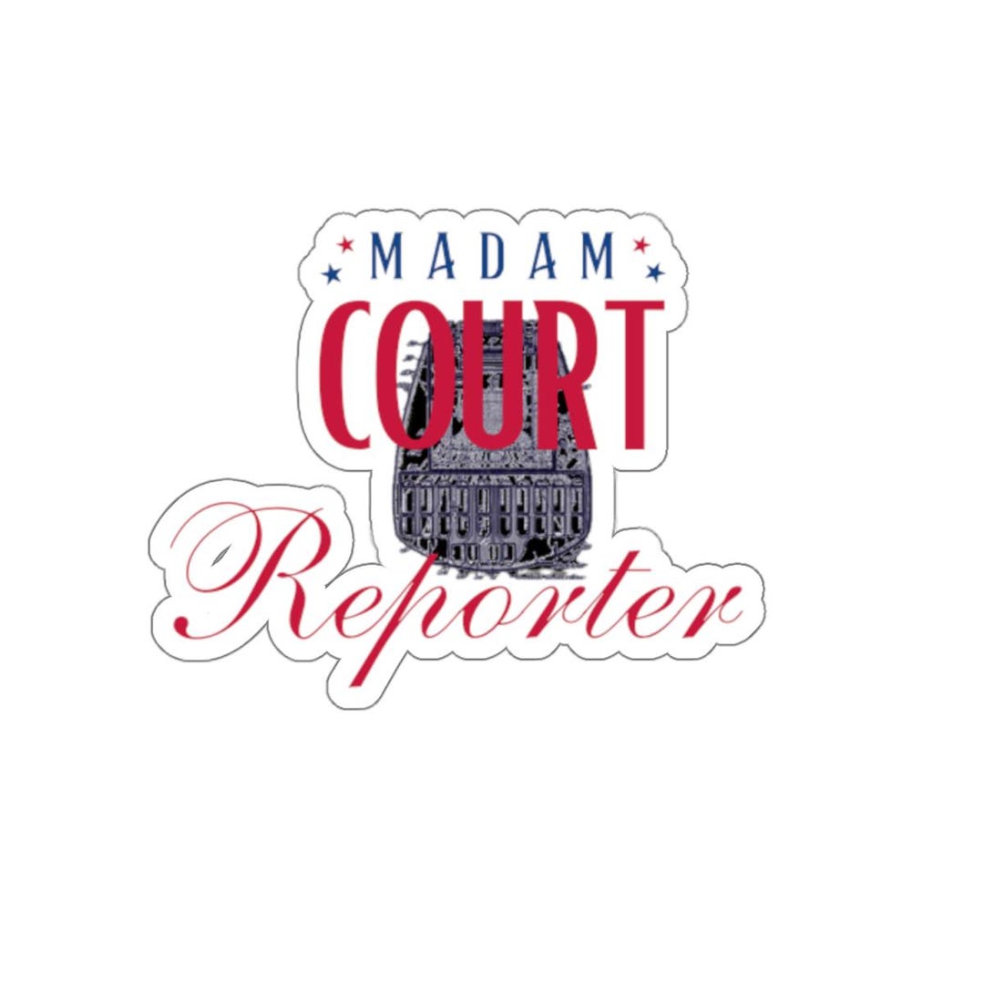 Madam Court Reporter 225 Wpm Sticker Decal, Stenographer Sticker - Etsy