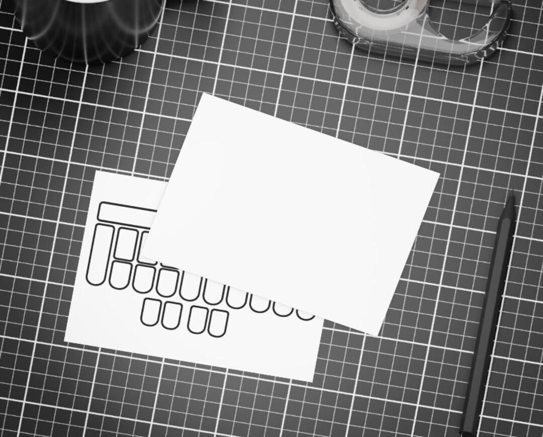 Steno Keyboard Flashcards Digital File, Stenograph Keys Cards Digital ...