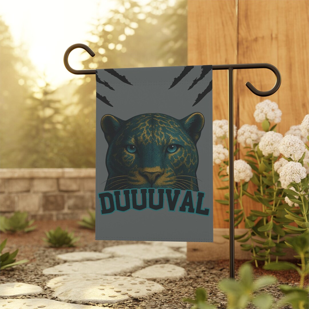 Duuuval Garden Flag, Jacksonville Jaguars Fan Decor, Duval County, 904 ...