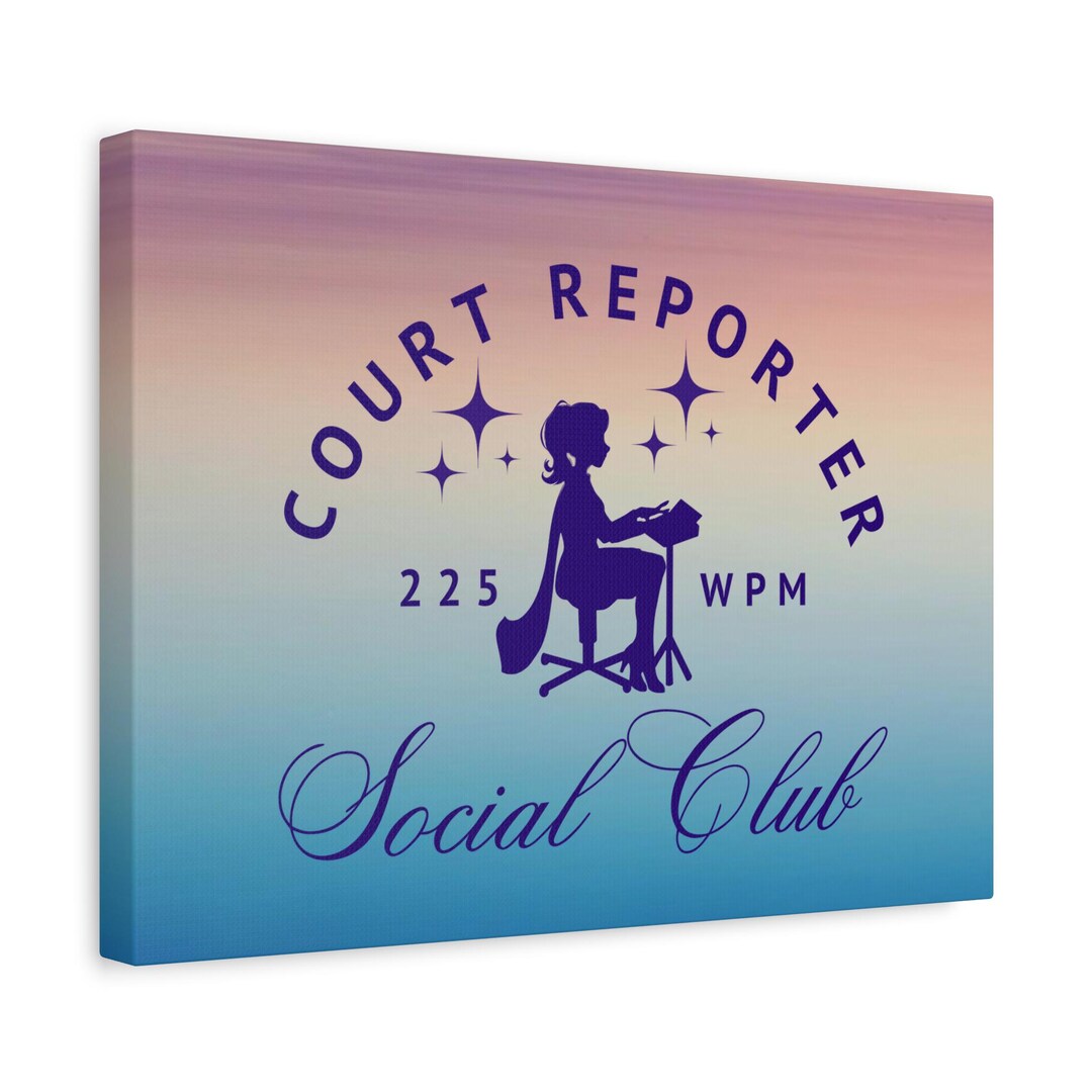 Madam Court Reporter Decor, Court Reporting Office Art, Steno Art ...