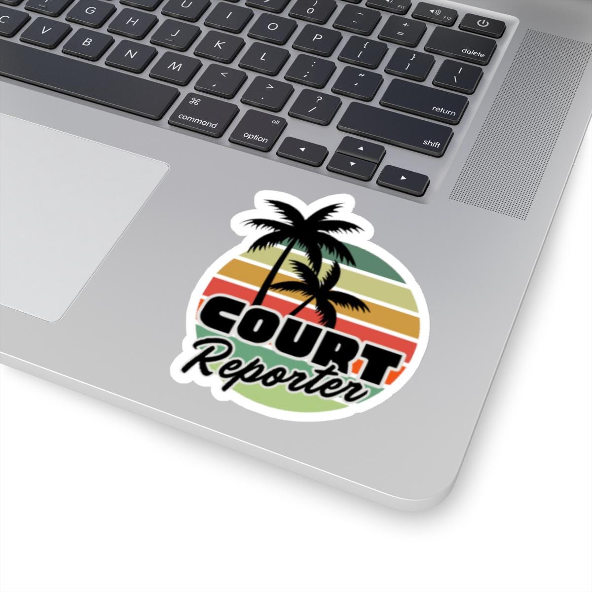 Retro Court Reporter Sticker Decal, Stenographer Sticker - Etsy