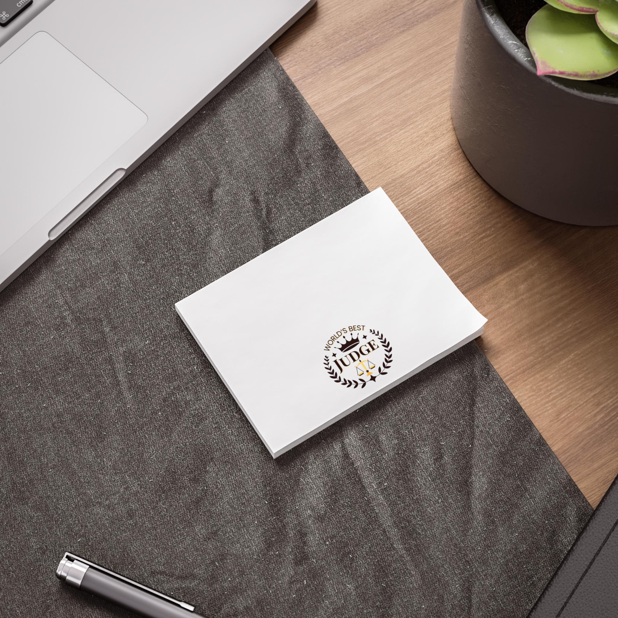 World's Best Judge Post-it Notes, Legal Judge Notepad Set, Your Honor ...