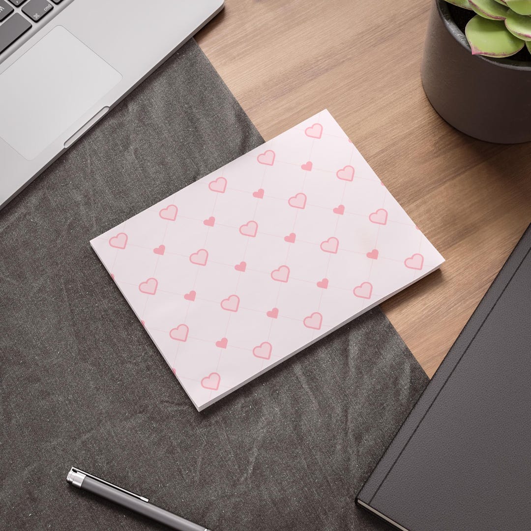 Valentine's Day Love Notes Post-it® Note Pads, Office Love Sticky Notes ...