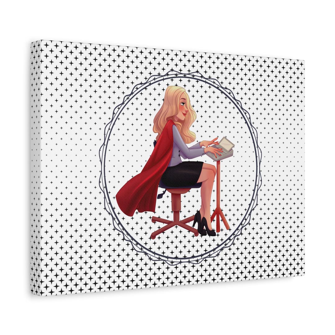 Madam Court Reporter Art on Canvas, Court Reporting Office ...