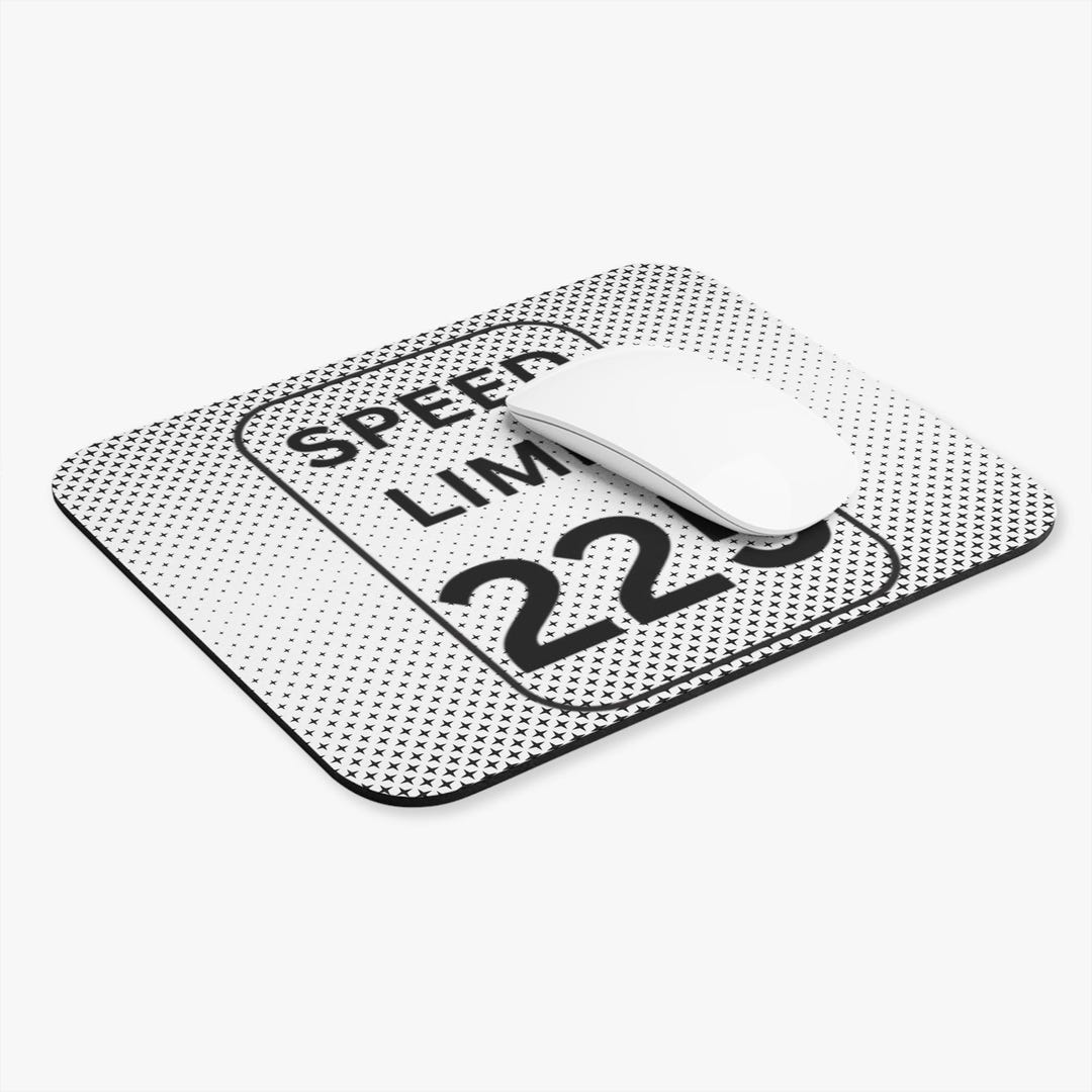 Court Reporter Speed Limit 225 Mouse Pad, Steno Office Desk Mat ...