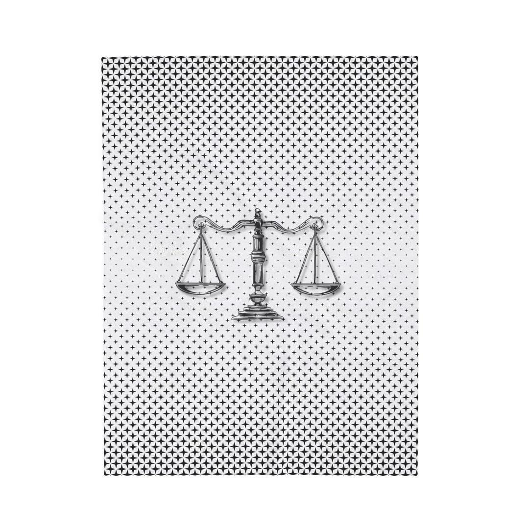 Legal Student Blanket, Scales of Justice Blanket, Lawyer's Gift, Law ...