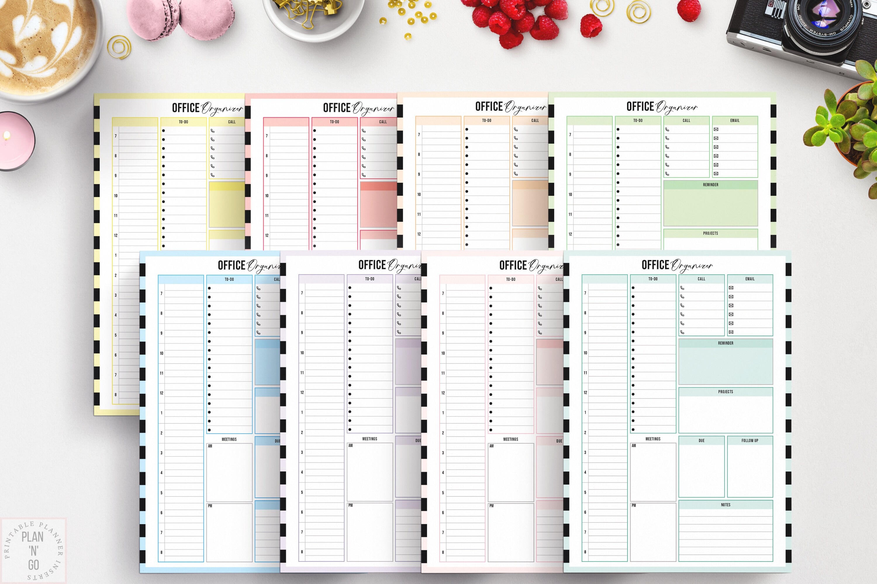 Office Organizer Printable, Daily Office Task, Work Schedule, Work to ...