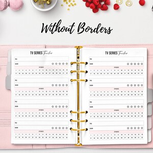 TV Series Tracker, Printable Series Journal, TV Program List, Series to ...