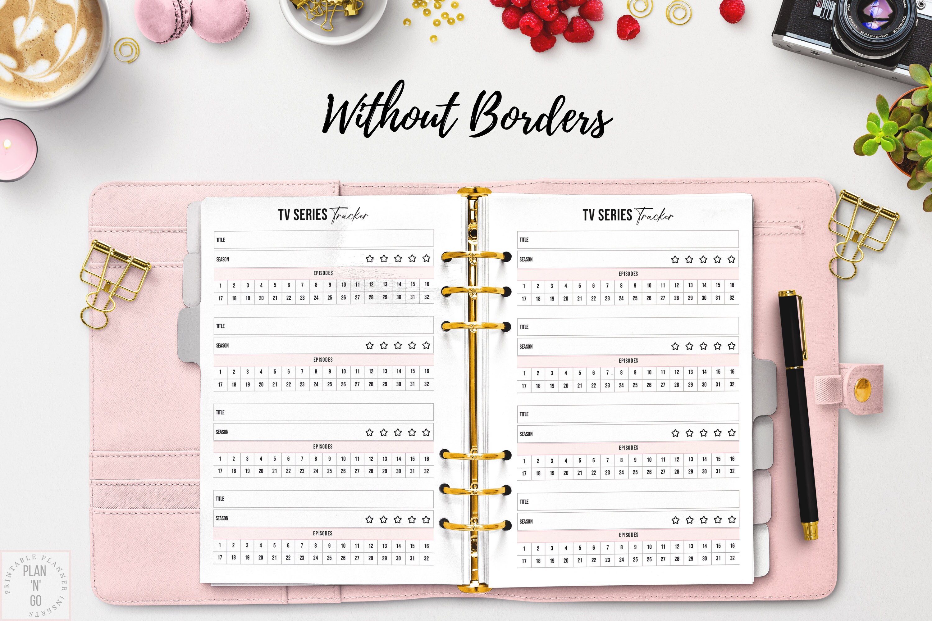 TV Series Tracker, Printable Series Journal, TV Program List, Series to ...