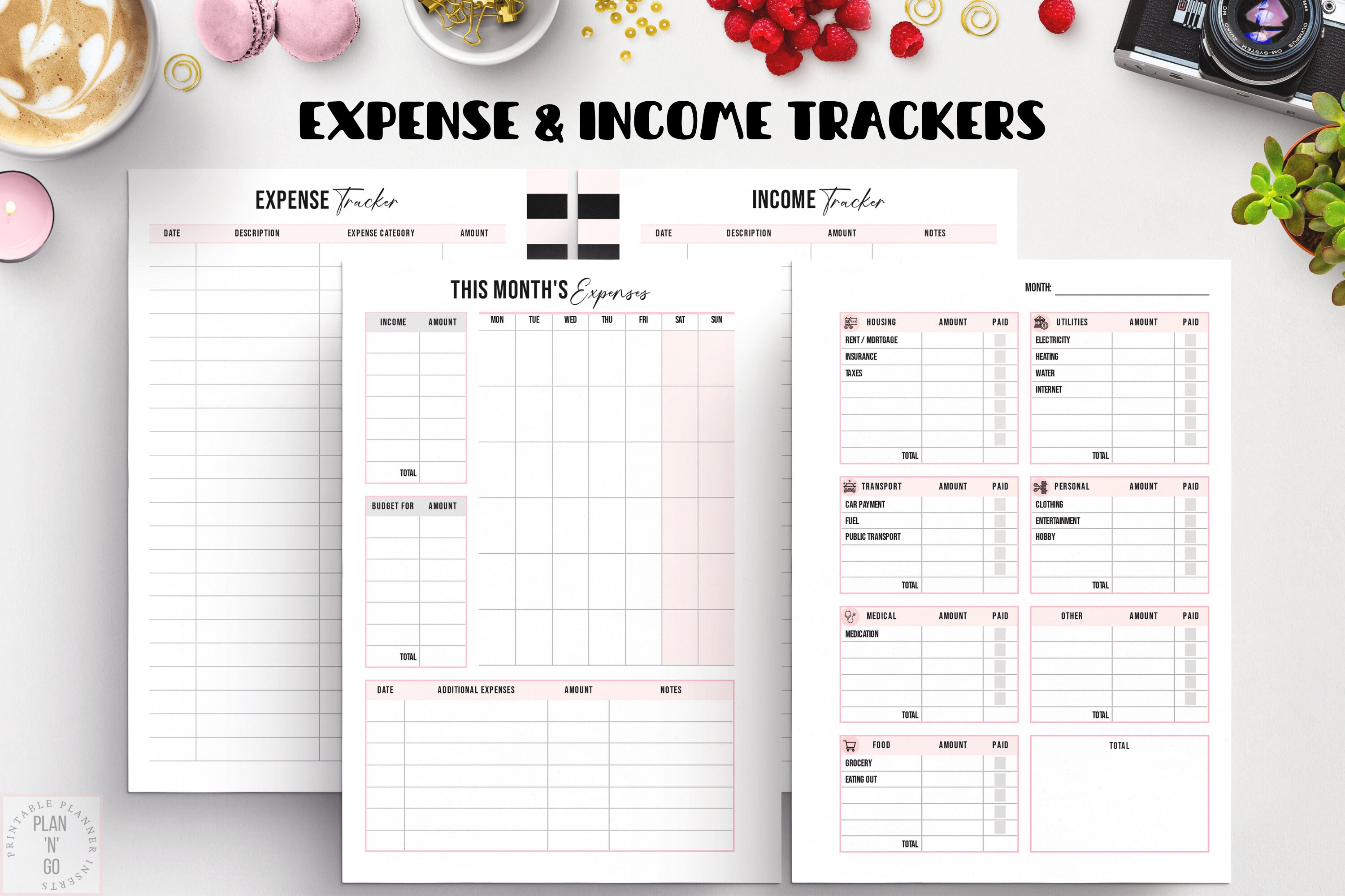 Budget Planner Printable, Finance Tracker, Cash Envelope, Savings ...