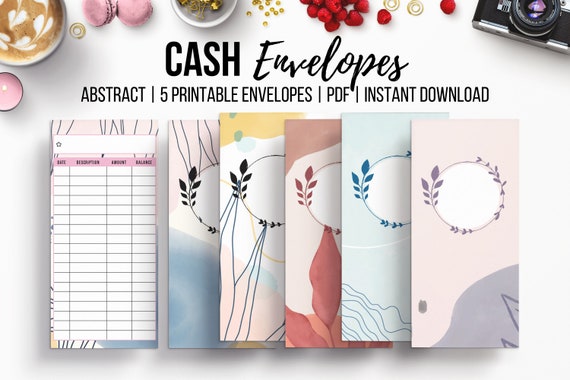 Cash Envelope Printable Expense Tracker Monthly Budget Dave - Etsy