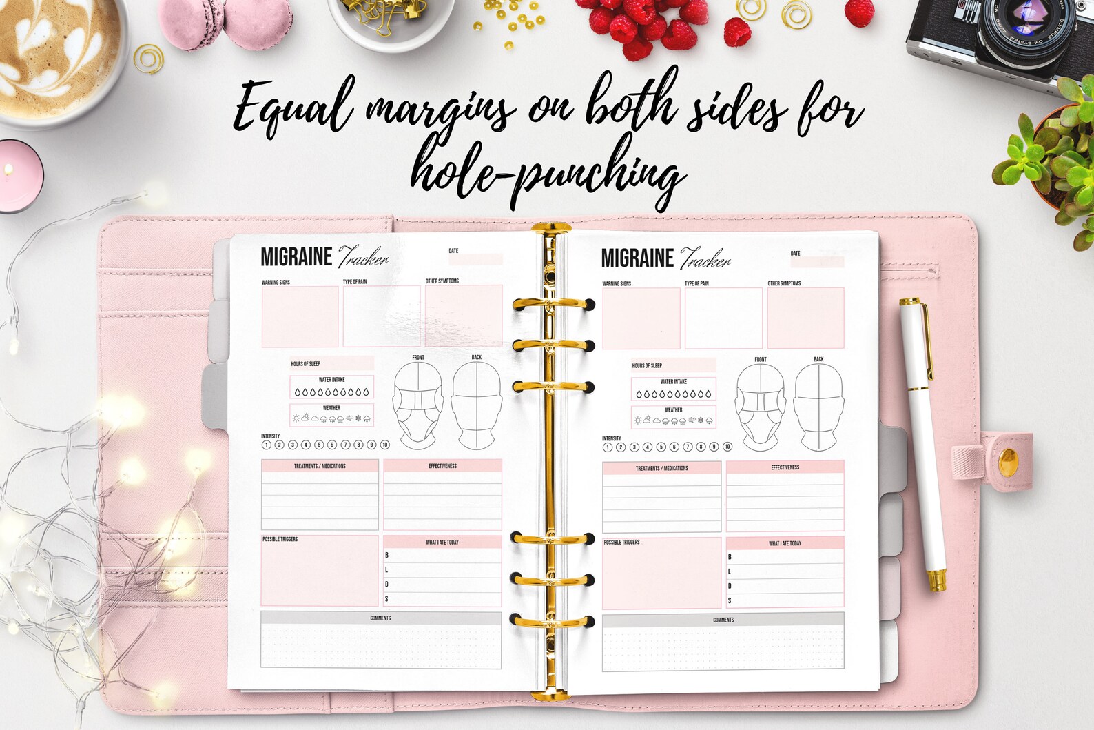 Migraine Tracker Printable Headache Log Headache Diary - Etsy