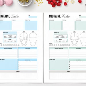 Migraine Tracker Printable Headache Log Headache Diary - Etsy