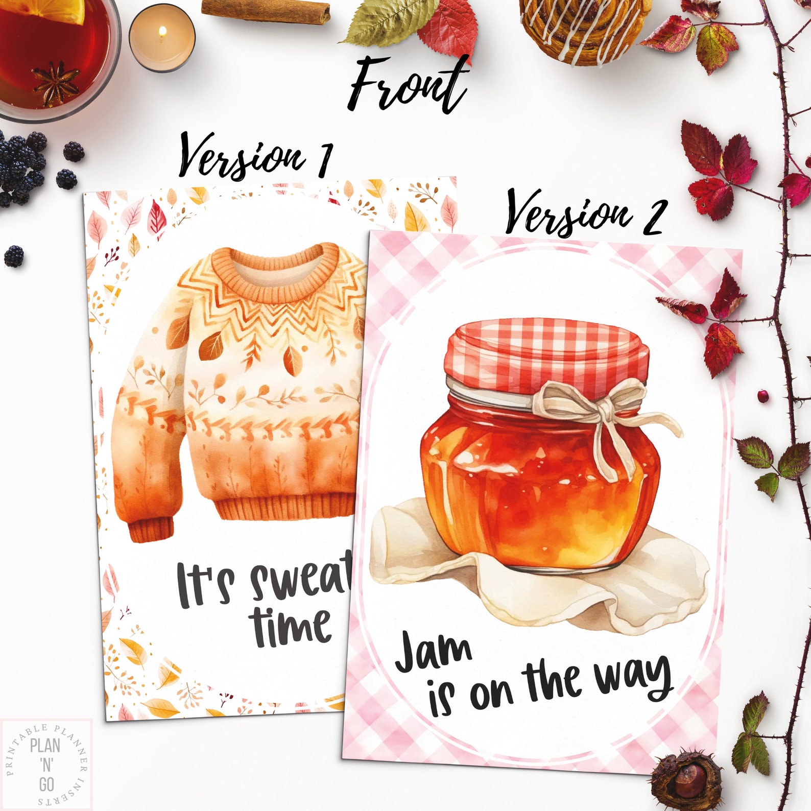 Fall Dashboard, Printable Autumn Planner, Fall Journal, Pumpkin Spice ...