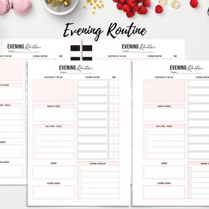 Printable Routine Checklist, Routine Planner, Habit Tracker, Morning ...
