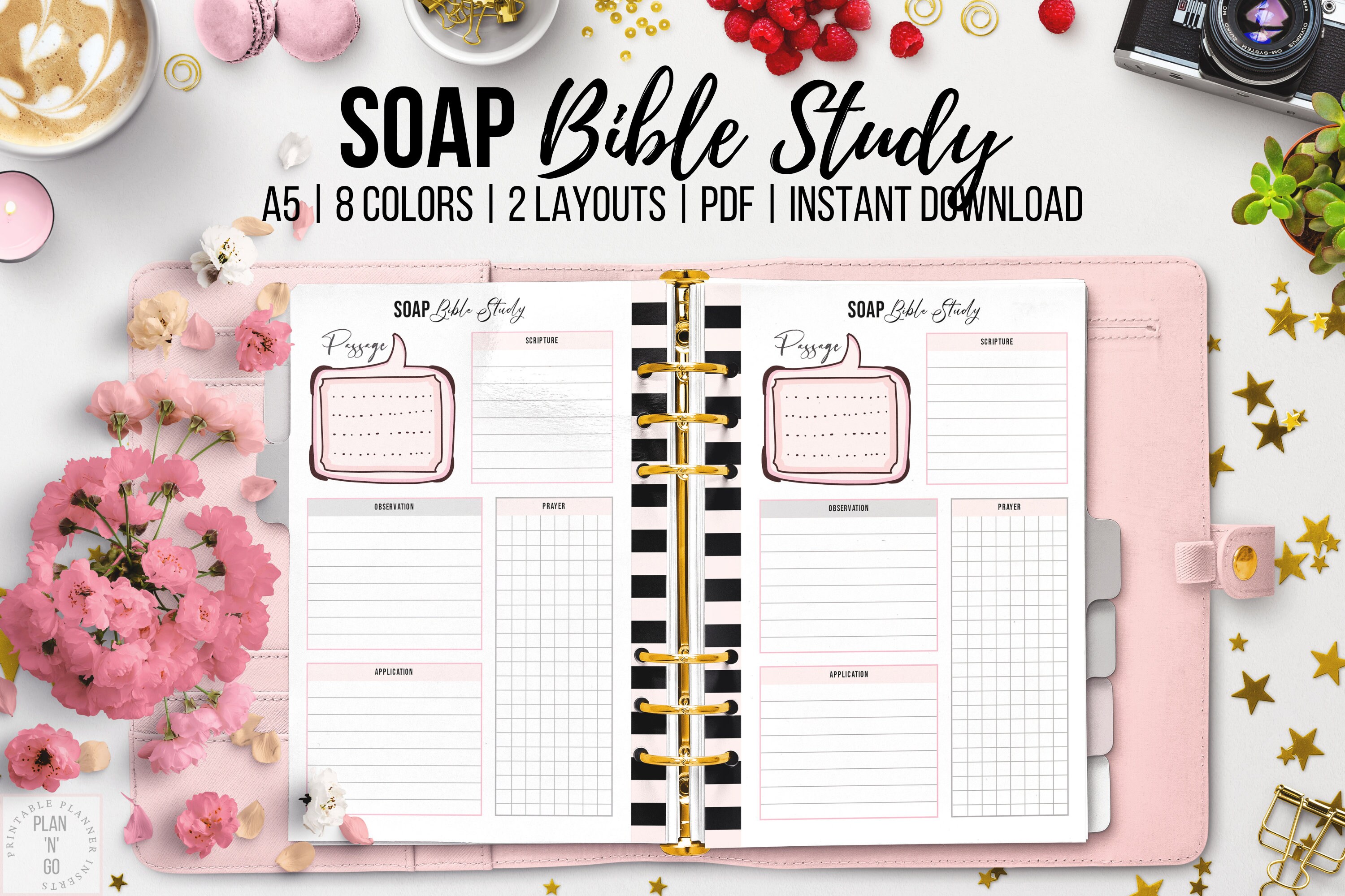 SOAP Bible Study Printable Prayer Journal Bible Reading - Etsy