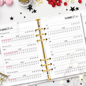 Editable TV Series Tracker, Printable TV Show, TV Series Journal ...